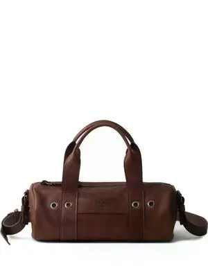 Prada Leather Tote Bag - Brown