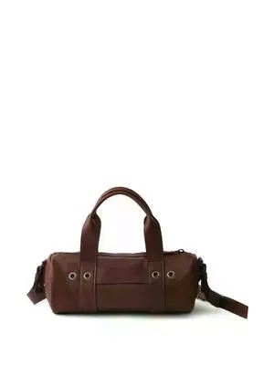 Prada Leather Tote Bag - Brown
