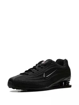 Nike Shox Z Striped Sneakers - Black
