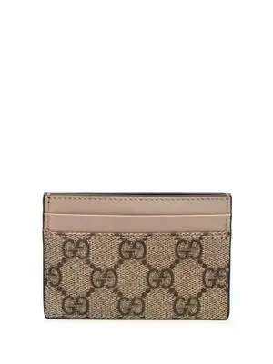 Gucci 2000-2015 Gg Supreme Card Holder - Brown