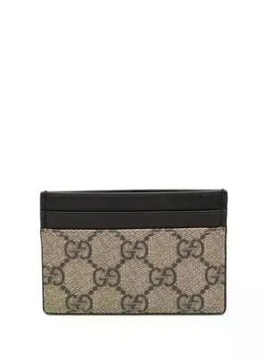 Gucci 2000-2015 Gg Supreme Card Holder - Brown