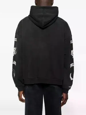 REPRESENT Legacy Crest Hooded Sweatshirt - Black