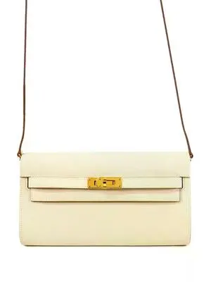 Hermes Gold Tone Cross Body Bags