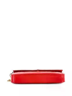 LOUIS VUITTON Felicie Pochette Monogram Vernis - Red