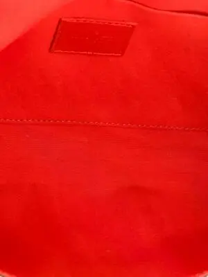 LOUIS VUITTON Felicie Pochette Monogram Vernis - Red