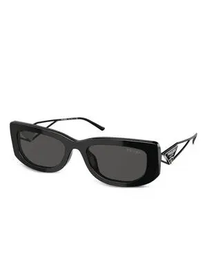 Prada Triangle-plaque Square-frame Sunglasses