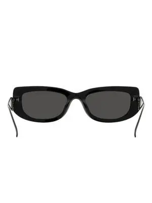 Prada Triangle-plaque Square-frame Sunglasses