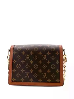 LOUIS VUITTON Dauphine Monogram Canvas Mm Shoulder Bag