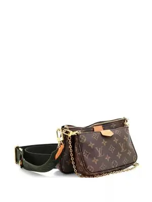 LOUIS VUITTON Multi Pochette Accessoires Monogram Canvas Crossbody Bag - Brown