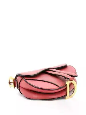 Dior Saddle Leather Mini Shoulder Bag