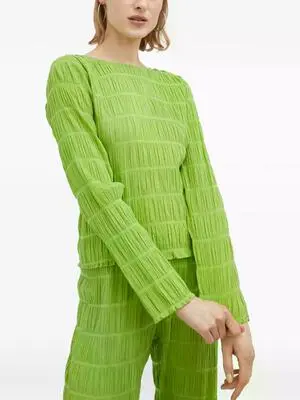 RÉSUMÉ Long-sleeve Pleated Top