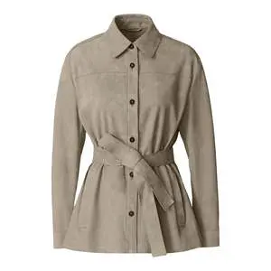 Mackage Azalia-su Suede Shirt Jacket