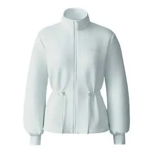Mackage Lightweight Zip-up Jacket With Balloon Sleeves - Cream