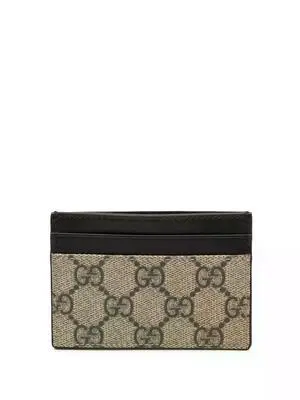Gucci 2000-2015 Gg Supreme Card Holder - Brown