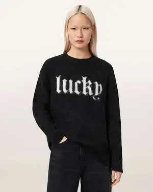 ALLSAINTS Lucky Crew Neck Pullover Sweater