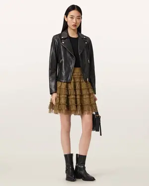 ALLSAINTS Arlea Lace Mini Skirt