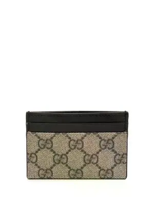 Gucci 2000-2015 Gg Supreme Card Holder - Brown
