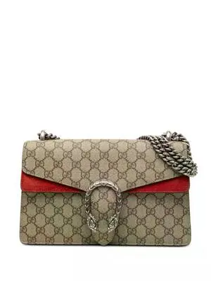 Gucci 2016-2026 Medium Gg Supreme Dionysus Shoulder Bag - Brown