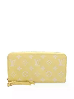 LOUIS VUITTON 2010-2026 Monogram Empreinte Zippy Wallet Long Wallets - Yellow