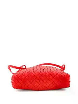 Bottega Veneta Nodini Intrecciato Nappa Small Crossbody Bag - Red