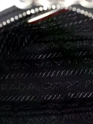 Prada Re-edition 2005 Tessuto Shoulder Bag - Black