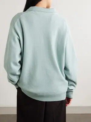 SSSTEIN Brushed-wool Polo Shirt