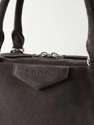 Givenchy Antigona East-west Medium Suede Tote - Brown