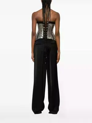 MITILIANE COUTURE Sequin-embellished Corset Top