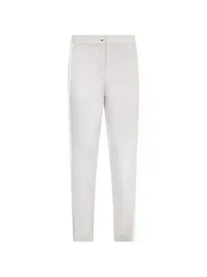 MOORER Tapered Trousers With Side Stripe Detailing