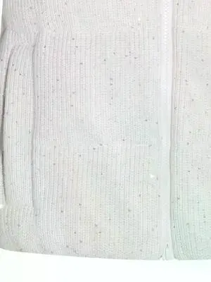 Brunello Cucinelli Hooded Sequin Embellished Gilet
