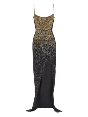 Balmain Embroidered Long Dress