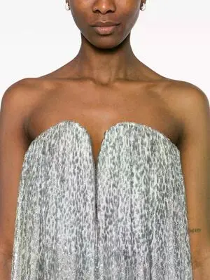 Stella McCartney Metallic Effect Maxi Dress