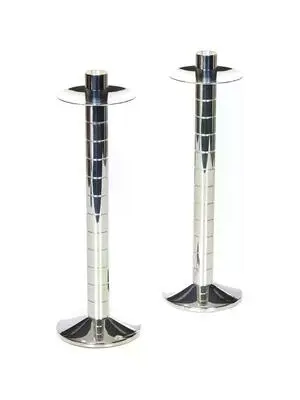 Ralph Lauren Montgomery Candlestick Holder - Silver