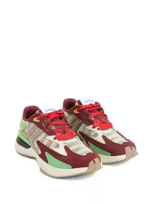 LANVIN Mesh-panel Sneakers - Red