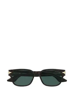 Montblanc Square Frame Sunglasses - Brown