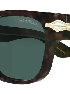 Montblanc Square Frame Sunglasses - Brown