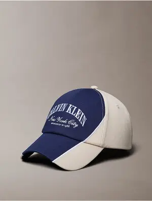 Calvin Klein Dual Tone Logo Graphic Baseball Cap - Naval Academy