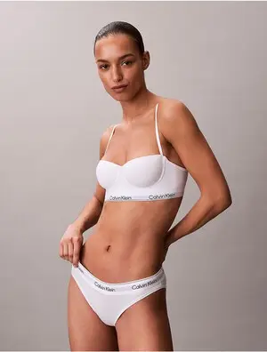 Calvin Klein Icon Cotton Modal Ultralight Lightly Lined Balconette Bra