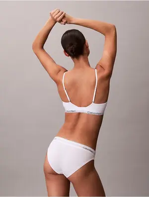 Calvin Klein Icon Cotton Modal Ultralight Lightly Lined Balconette Bra