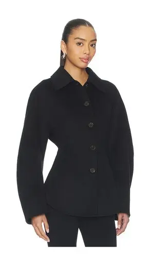 RÓHE Sculptural Double-faced Jacket - Black