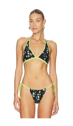 AFRM Mykonos Bikini Top - Citrus Ditsy