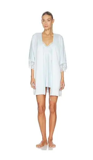 Flora Nikrooz Kylie Robe In Baby Blue - Ice Blue