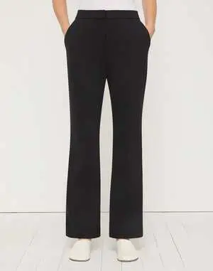 Lafayette 148 New York Scuba Jersey Flared Ankle Pants - Black