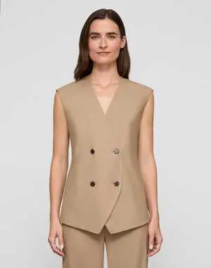 Lafayette 148 New York V Neck Outerwear For Women