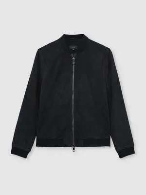 REISS Bild Suede Bomber Jacket