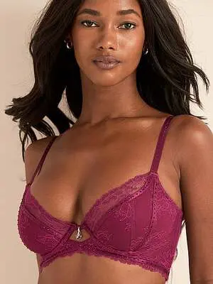 Victoria's Secret Adore Me Lyra Lightly Lined Demi Bra - Purple