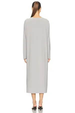 Norma Kamali X Lifestyle Oversized Long Sleeve Midcalf Dress