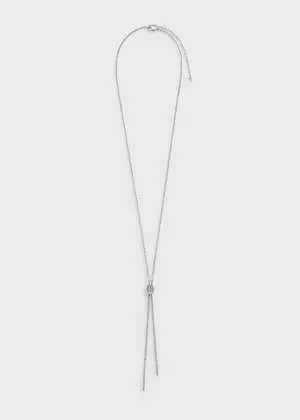 TOTEME Rope Lariat Necklace - Silver