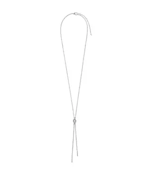 TOTEME Rope Lariat Necklace - Silver