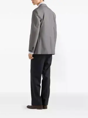 Prada Single-breasted Cotton Jacket - Grey